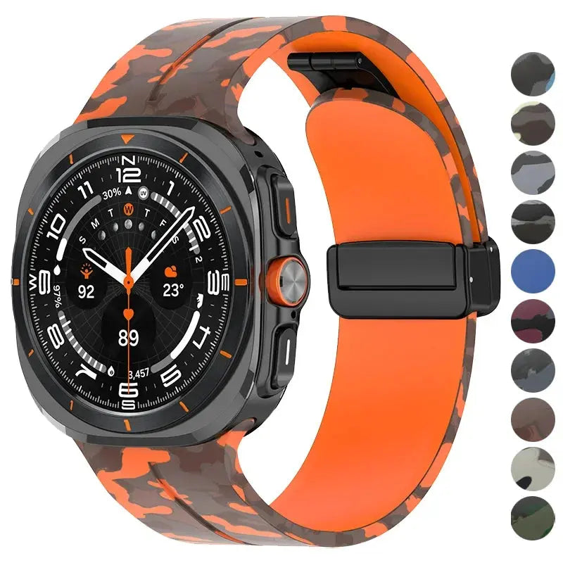 UltraFlex Camo Premium Magnetic Silicone Band for Galaxy Watch Ultra