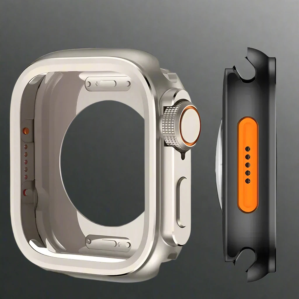 Titanium 360° Protective Case for Apple Watch – Full Coverage Shield