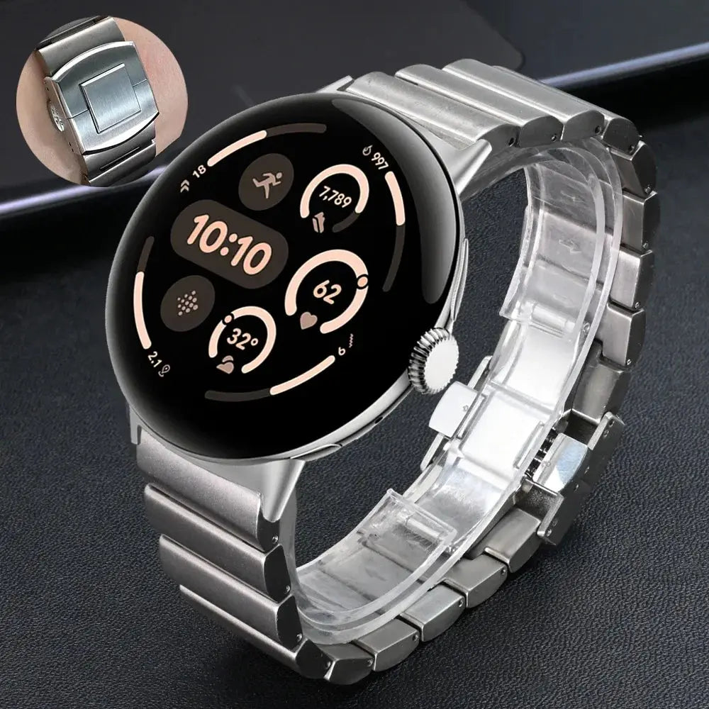 Titanium Elite Watch Band for Google Pixel Watch 3 & 4 (45mm)